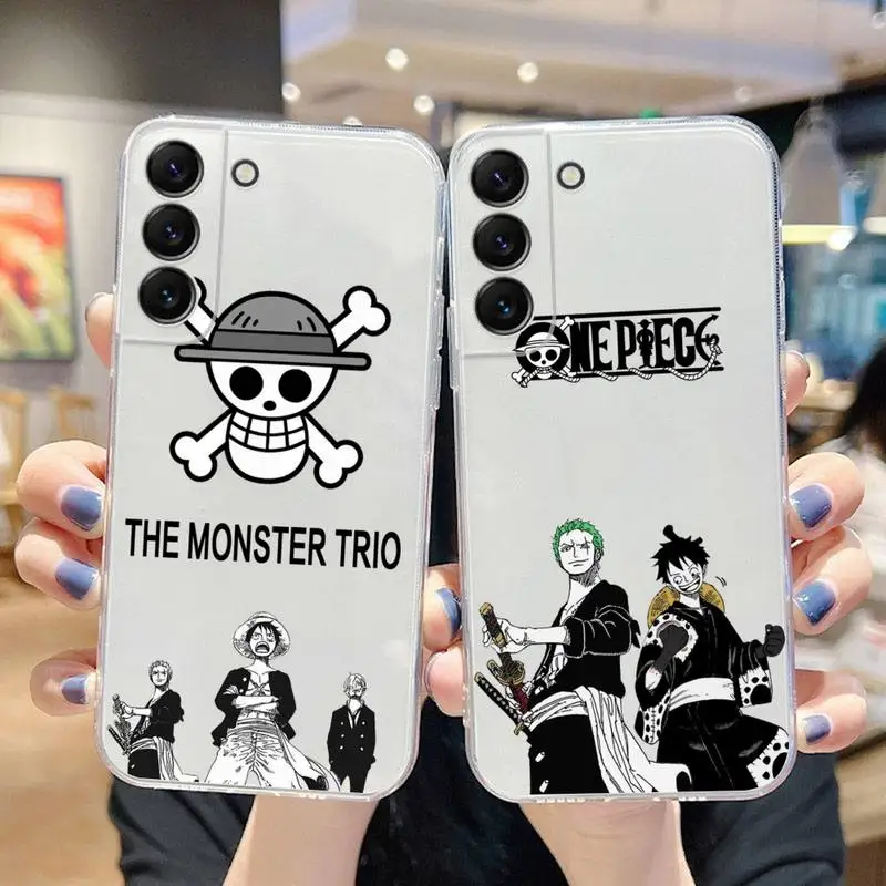 Anime One Piece Phone Case For Samsung Galaxy S22 S21 Ultra S20 S30 FE ...