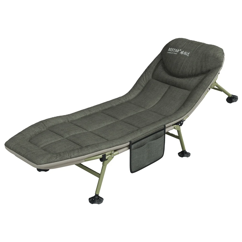 Custom Green Instock Portable Backpack Folding Lounge Chair Camping Cot ...