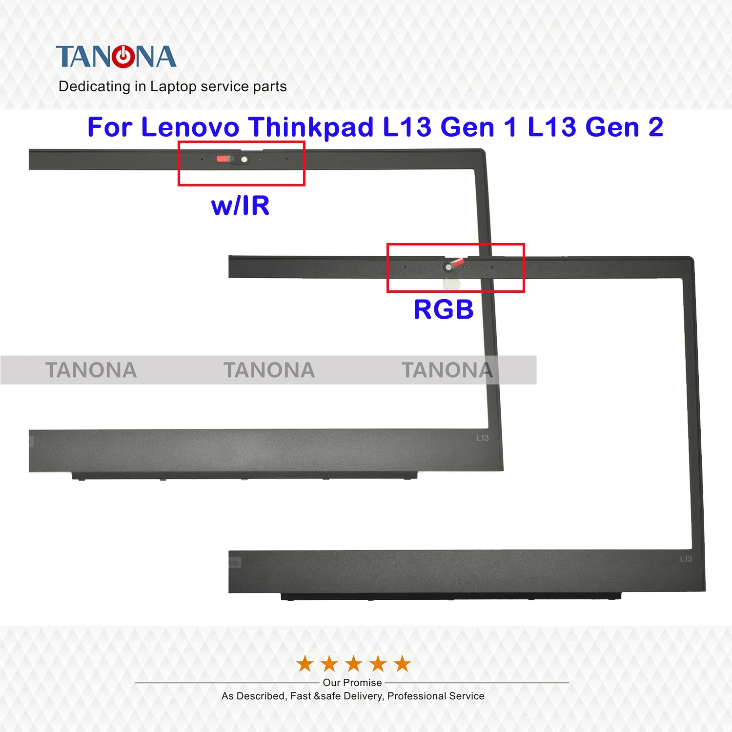 Orig-New-5B30S73459-5B30S73461-Black-For-Lenovo-Thinkpad-L13-Gen-1-L13 ...