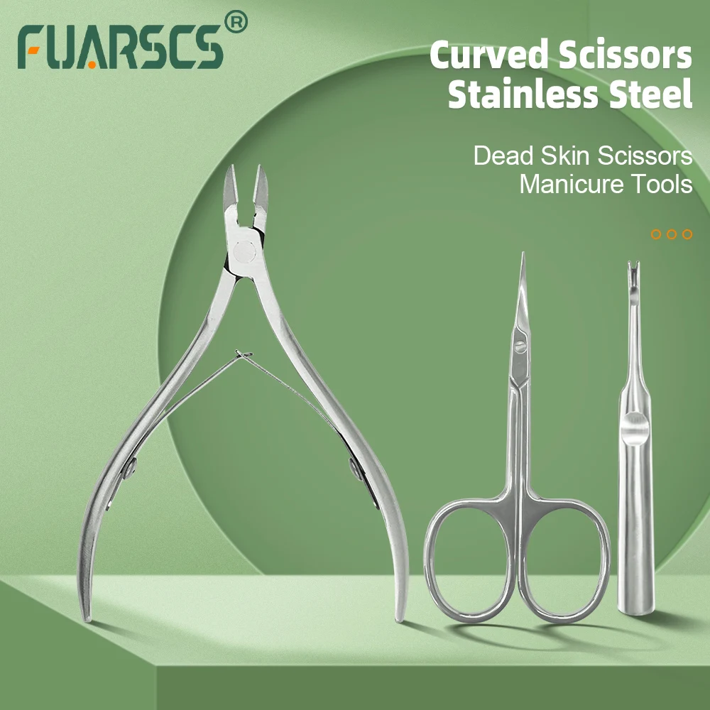 Cuticle-Nippers-Scissors-Nail-Clipper-Stainless-Steel-Manicure-Scissors ...