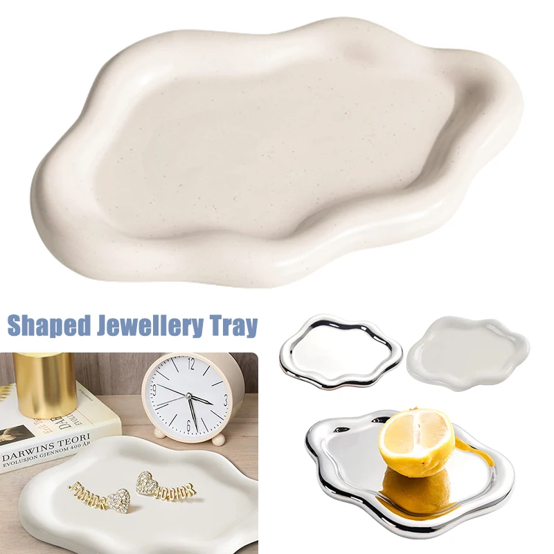Irregular-Tray-Basket-Cloud-Shape-Concrete-Plaster-Dish-Ceramic-Jewelry ...