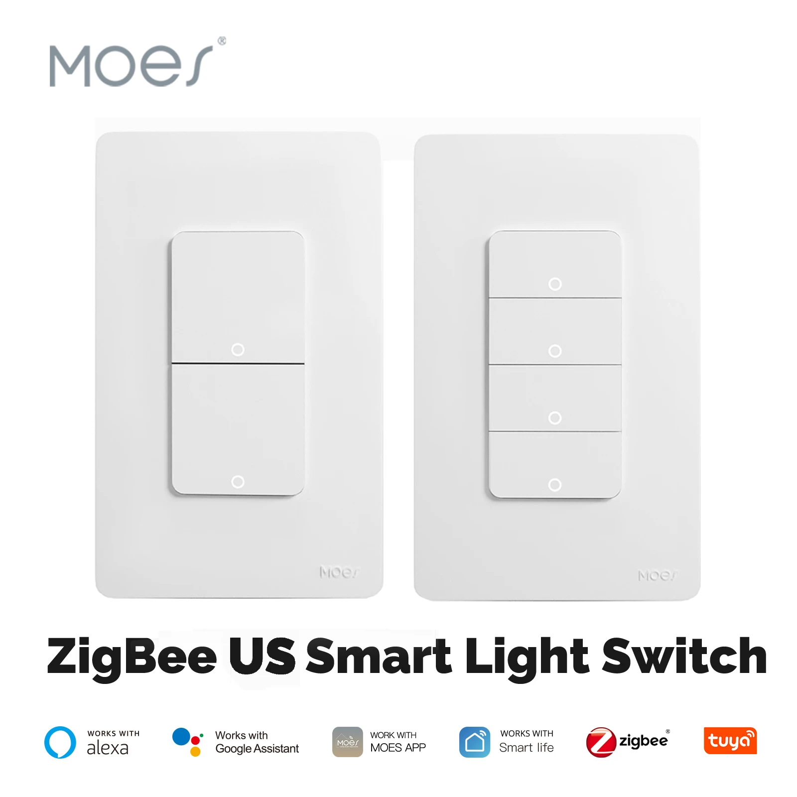 MOES-Tuya-ZigBee-Smart-Light-Switch-US-Push-Button-Wall-Switch-Work ...