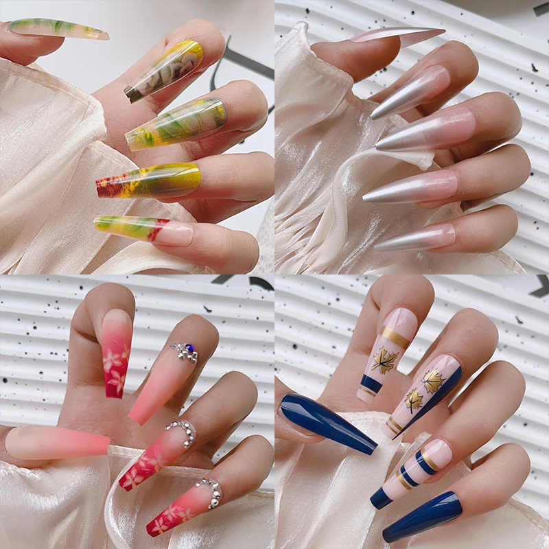 24pcs-Artifical-Nails-with-Glue-Fake-Nail-Tips-with-Design-Detachable ...