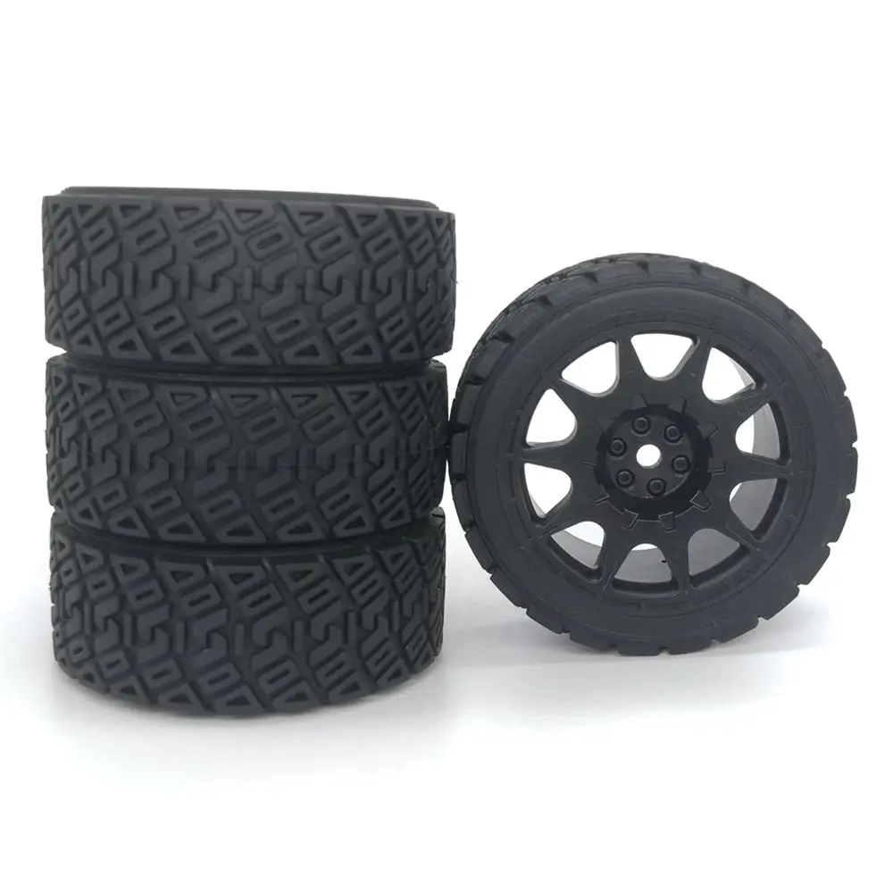 1-10-RC-Racing-Car-Tires-On-Road-Tyre-Wheel-for-Tamiya-TT01-TT02-XV01 ...