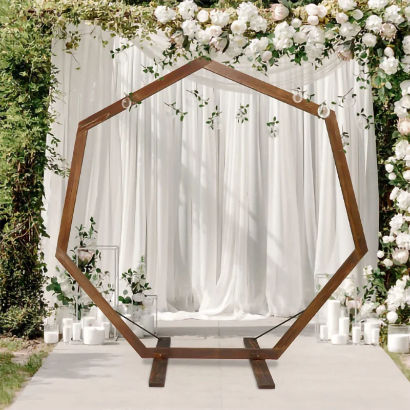 Hexagon wedding backdrop 60 photos - Astyledwedding.com