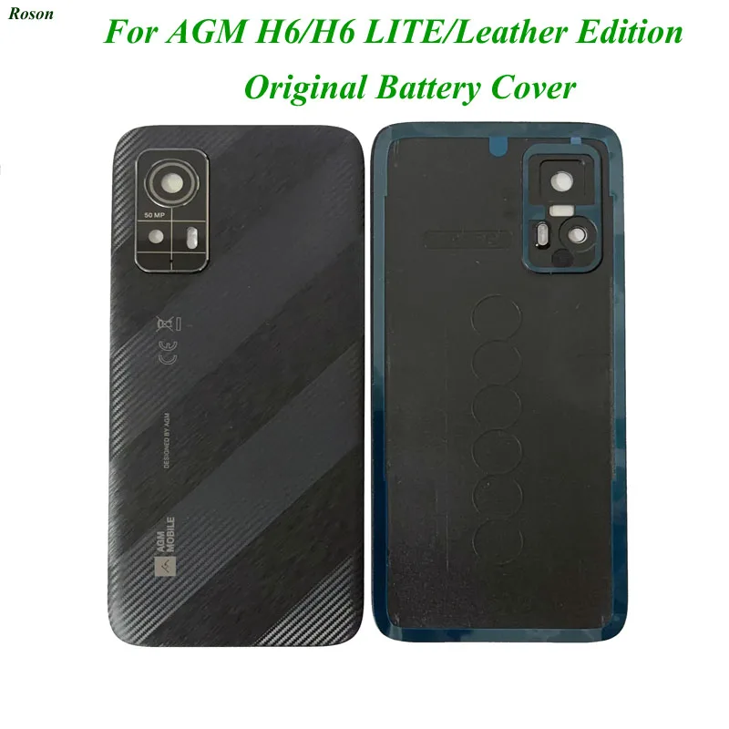 100% New Origina For AGM H6 H6 LITE H6 Leather Edition Back Cover Case ...