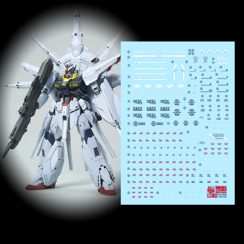 Flaming-Snow-Water-Decals-MG11-for-MG-1-100-Providence-Model-Kits ...