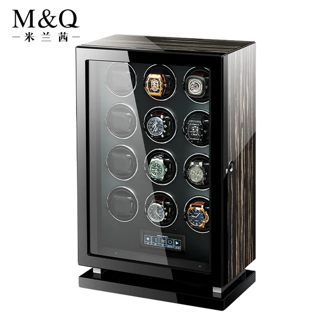 Luxury Automatic Watch Winder12 24 30 Slot Wood Mechanical Watch Box ...