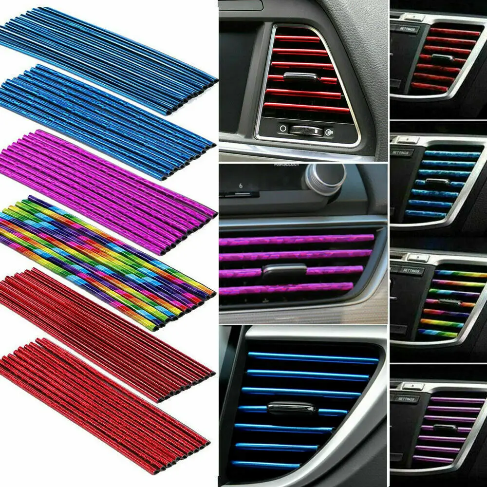 10pcs 20cm Universal Car Air Conditioner Outlet Decorative U Shape ...