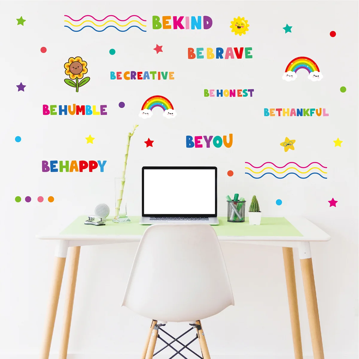 3pcs-set-Be-Kind-Be-Brave-Be-Creative-Be-Honest-Wall-Stickers-Cute-Wall ...