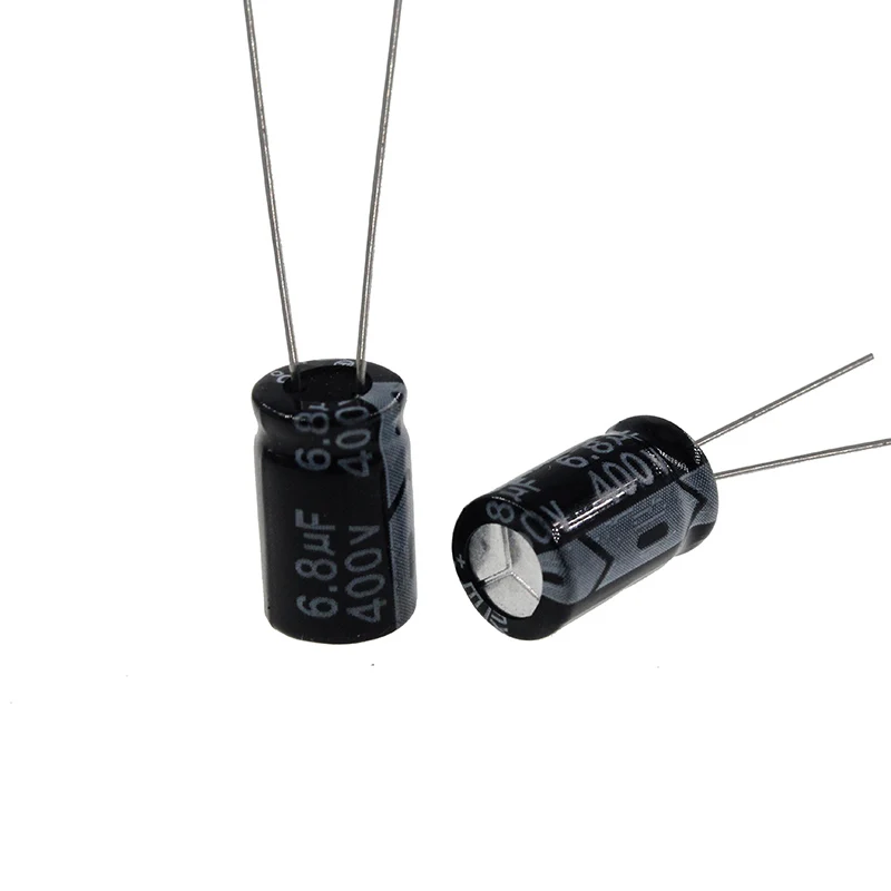 20pcs 400v 6.8uf 400volt 6.8mfd Aluminum Electrolytic Capacitor 8*12mm ...