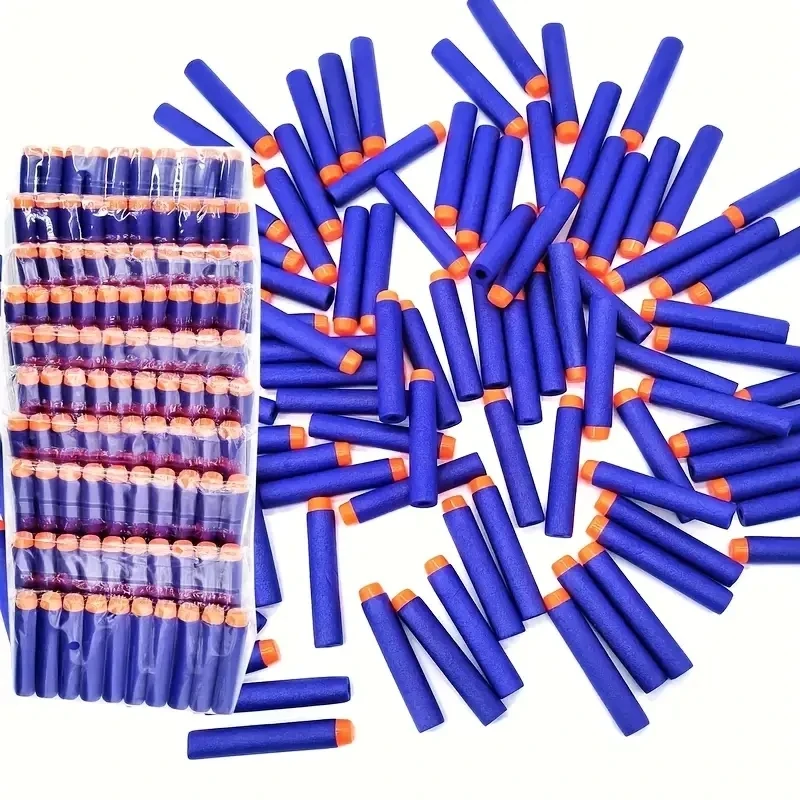 7-2cm-100pcs-For-Nerf-Soft-Bullets-Darts-Round-Head-Refill-Sponge-Darts ...
