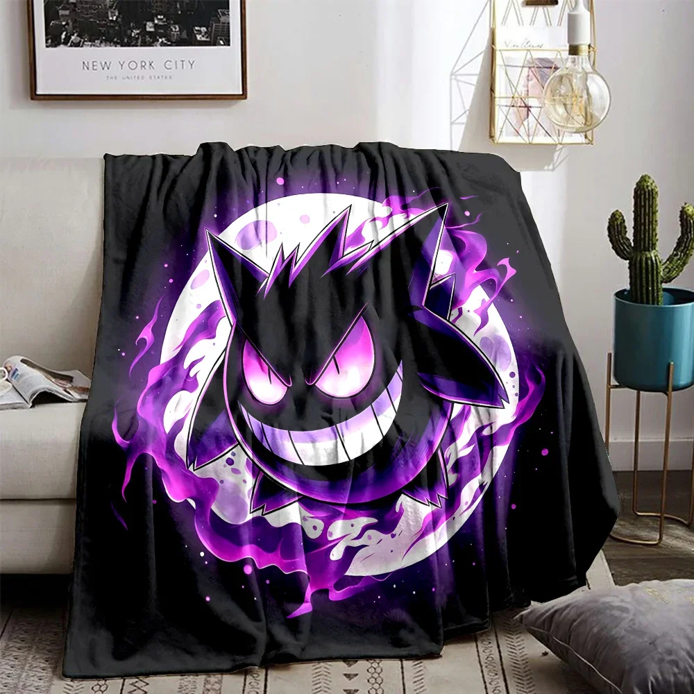 Pokemon-Gengar-Blanket-Soft-Fluffy-Throw-King-Size-Summer-Winter ...