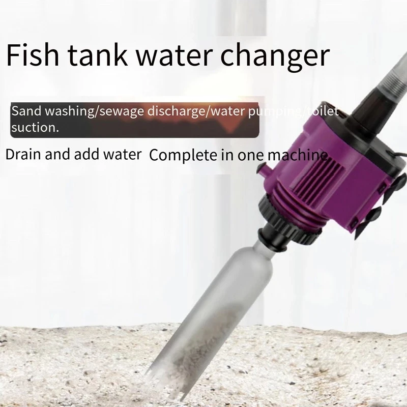 Fish-tank-water-changer-Automatic-electric-aquarium-toilet-suction ...