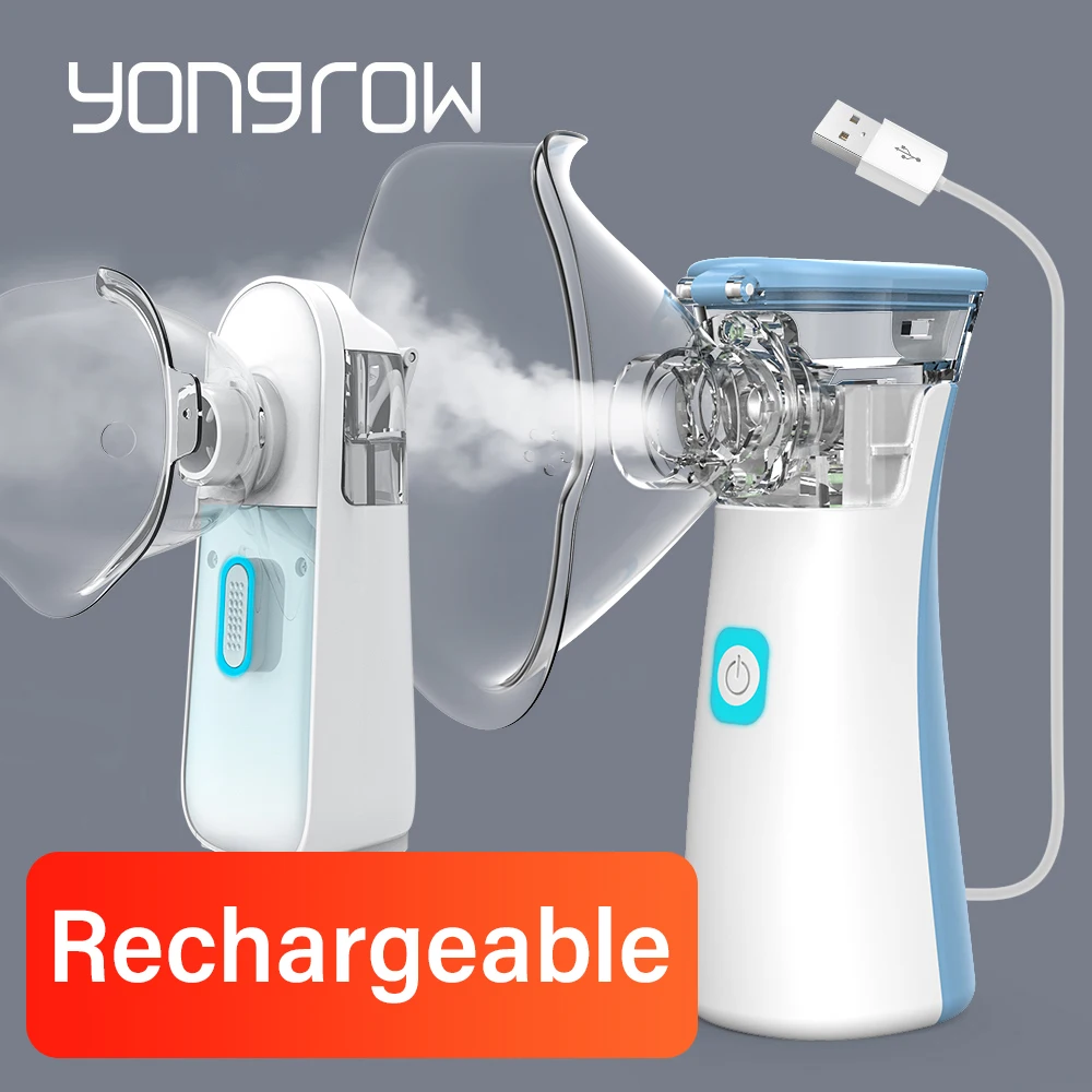 Yongrow Medical Silent Mesh Nebulizer Handheld Asthma Inhaler Atomizer ...