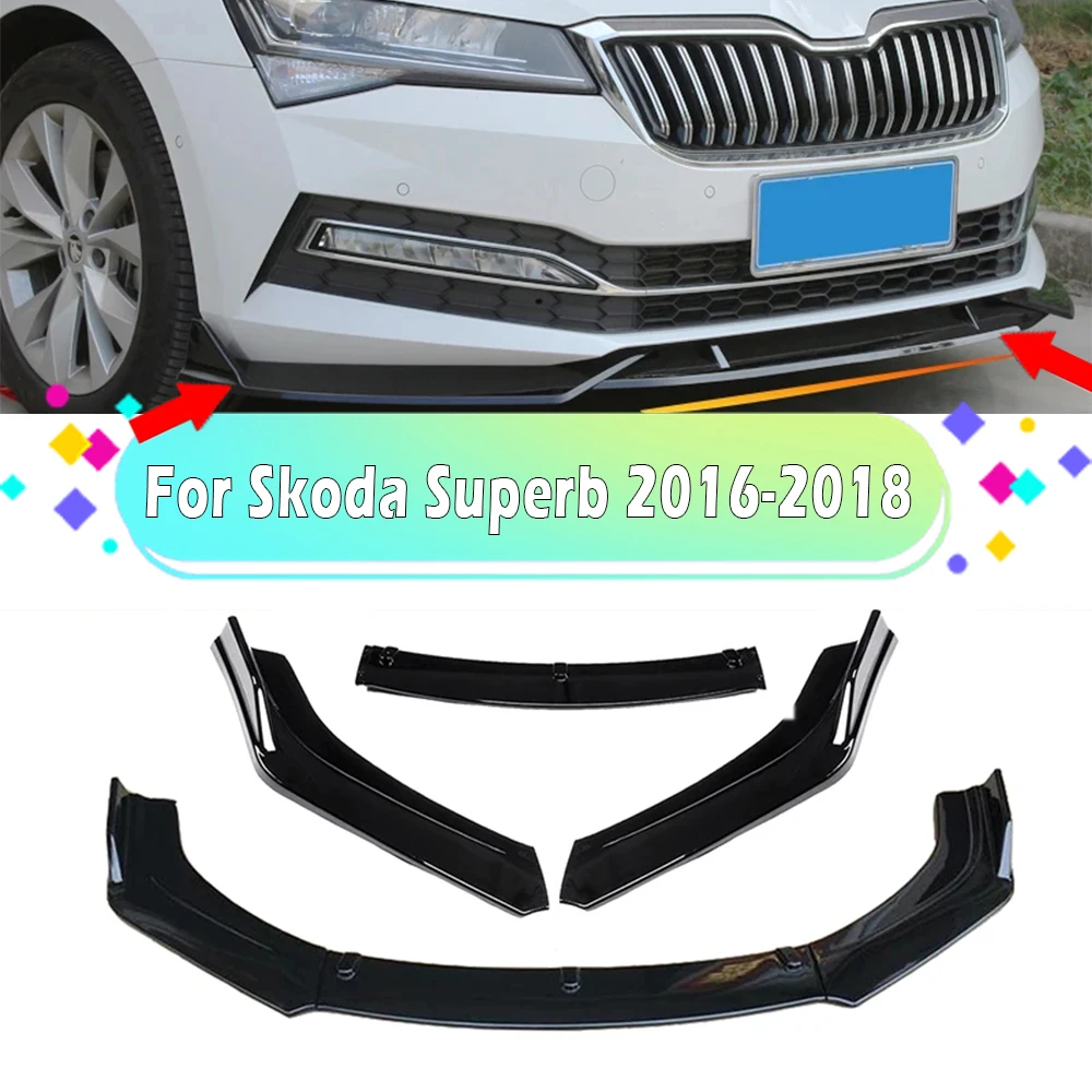 3pcs-Car-Front-Bumper-Lip-Spoiler-Splitter-Superb-Body-Kit-Tuning-Parts ...