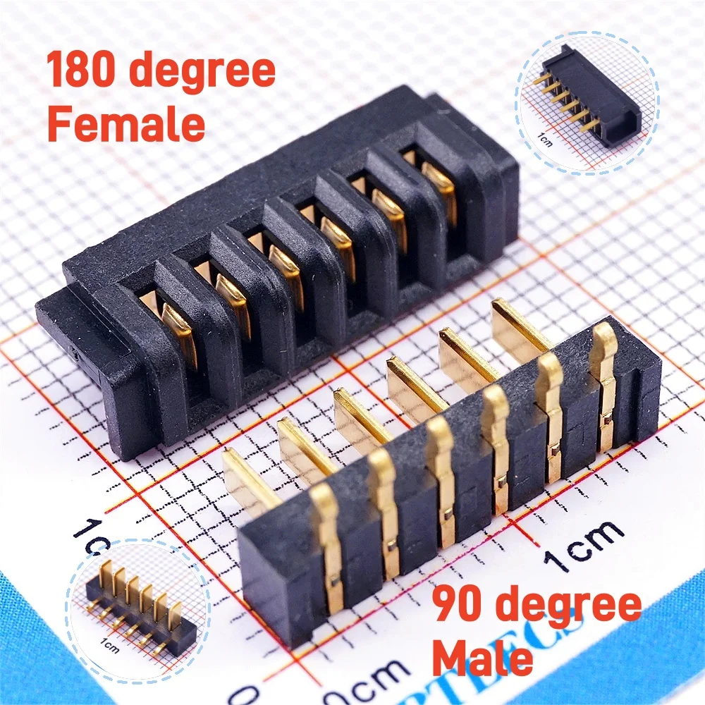 10-Pairs-Notebook-2-5-mm-6-Positions-Female-Blade-Socket-Receptacle ...