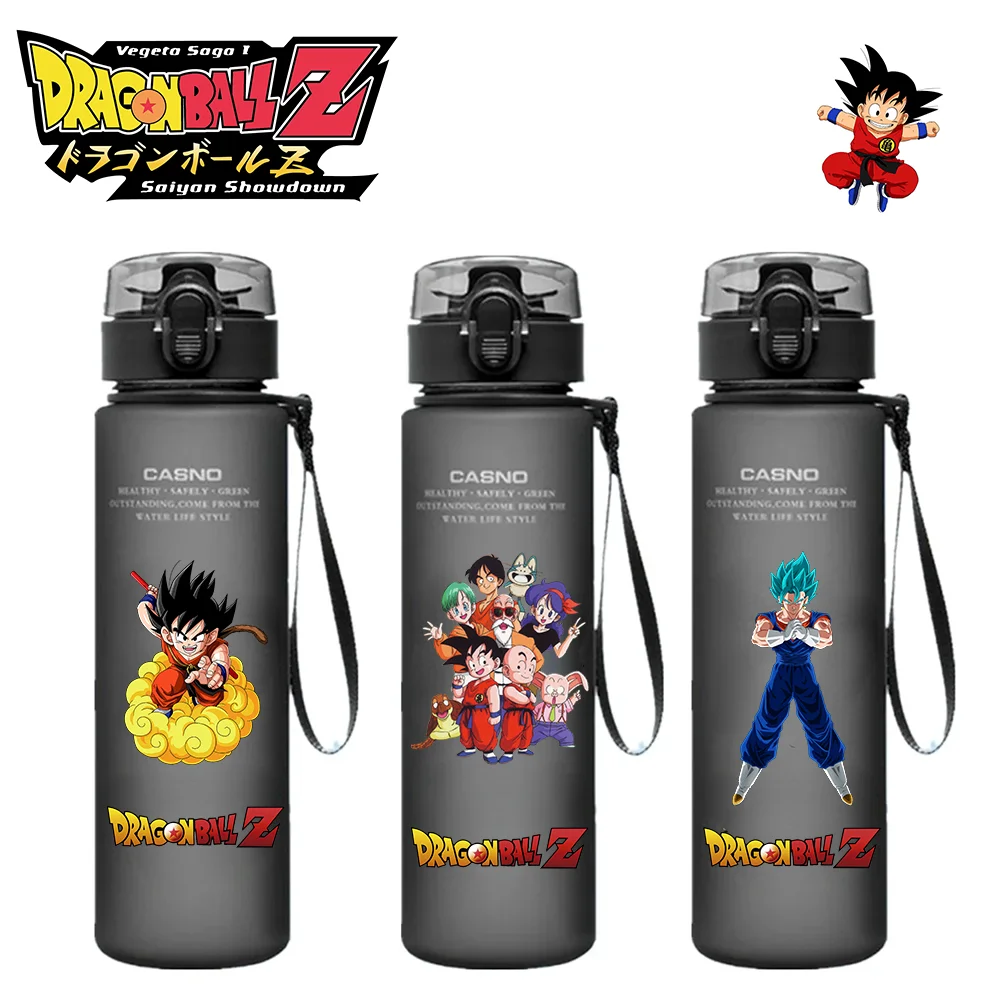 560ml-Dragon-Ball-Water-Bottle-Son-Goku-Super-Saiyan-Large-Capacity ...