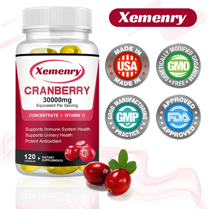 Cranberry Supplement To Support Urinary Tract Healthy Detoxification ...
