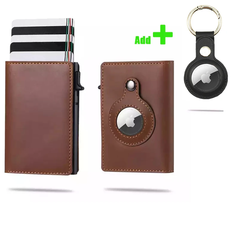 Cartera-con-etiqueta-de-aire-inteligente-para-hombre-Tarjetero-con ...