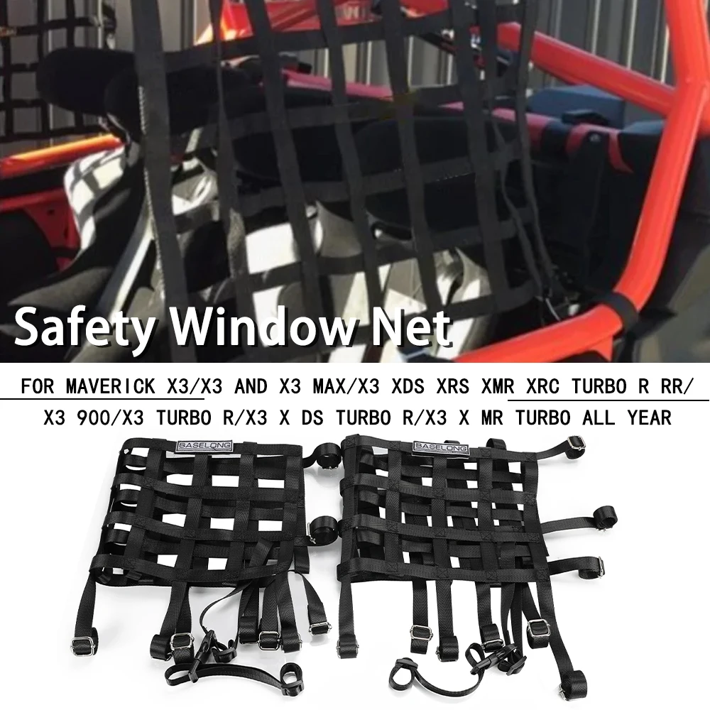 For-Can-Am-Maverick-X3-Nylon-Racing-Car-Window-Net-Car-Window-Safety ...