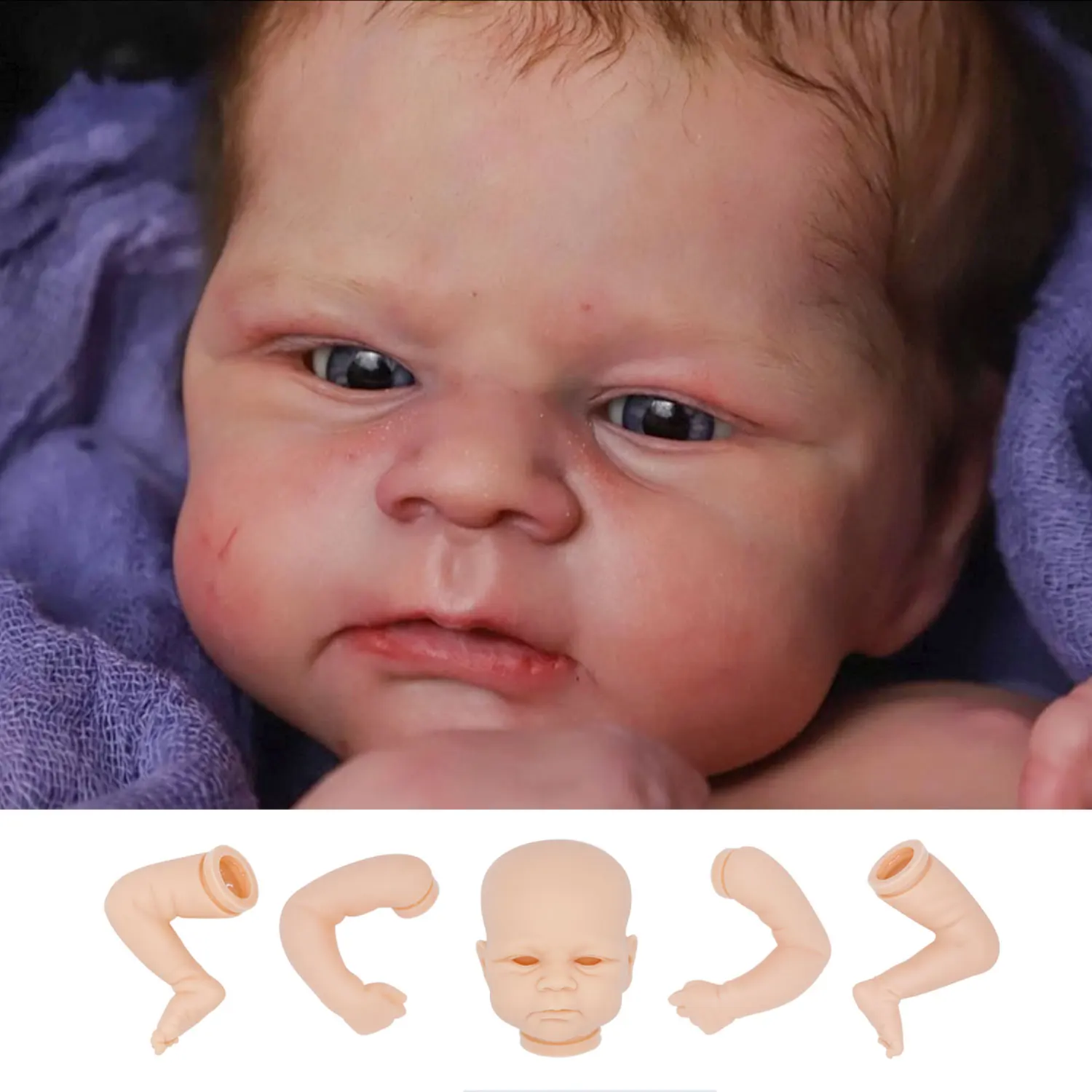 Baby Unpainted Kit | Elijah Reborn | Reborn Dolls | Reborn Baby ...