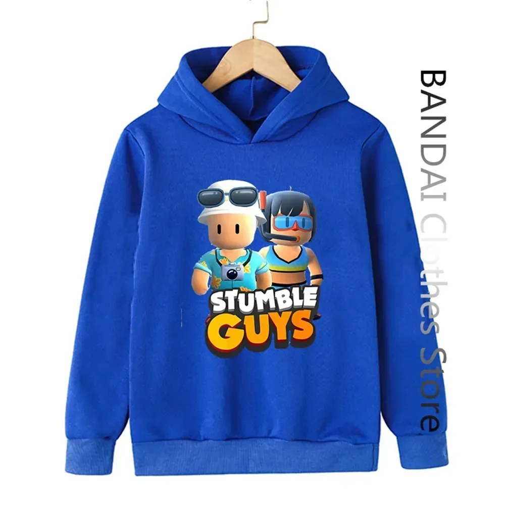New-Stumble-Guys-Hoodie-Kids-Harajuku-Games-T-shirts-Boys-Girls ...