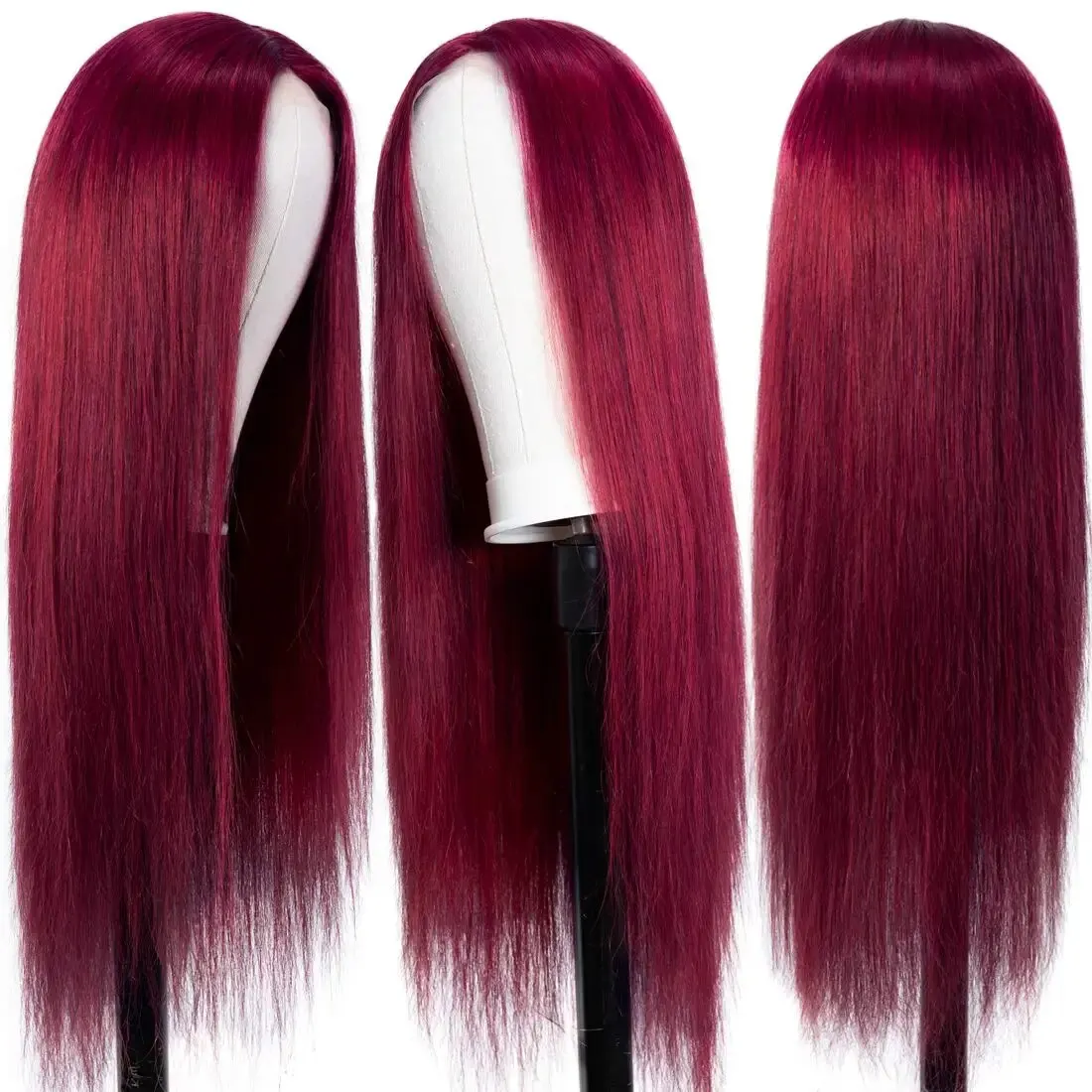 Peruca-de-cabelo-humano-frontal-do-la-o-para-mulheres-osso-reto ...