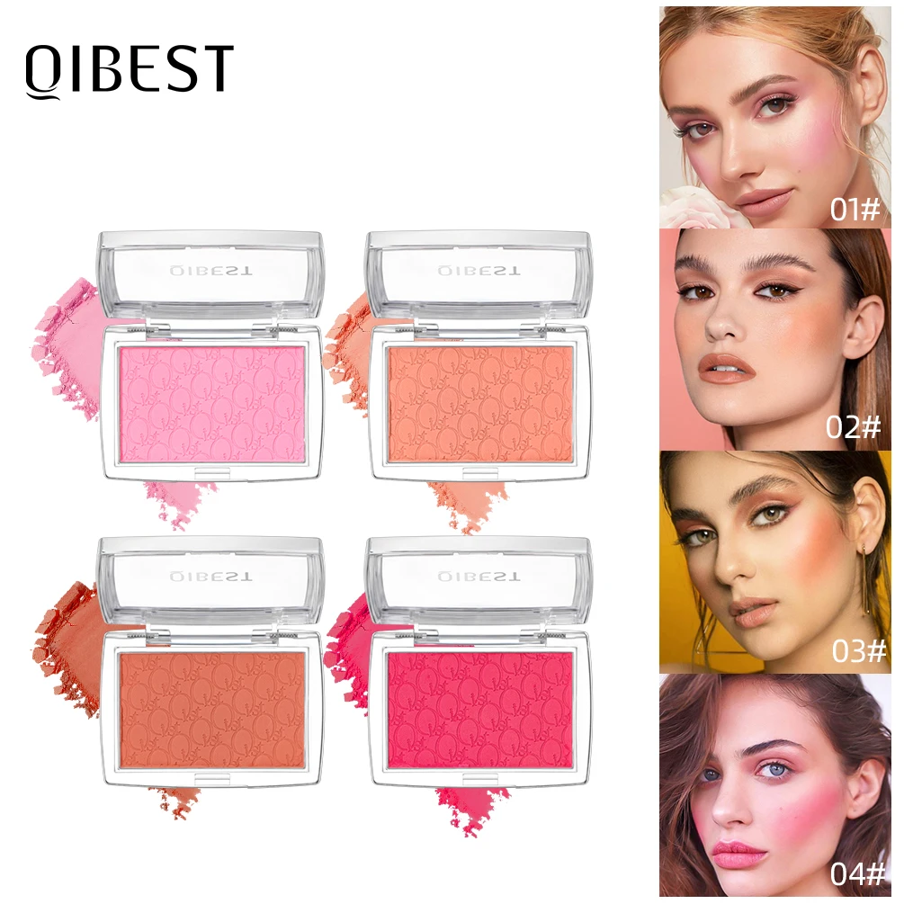 QIBEST-Paleta-de-blush-em-relevo-p-ssego-rosa-laranja-maquiagem ...