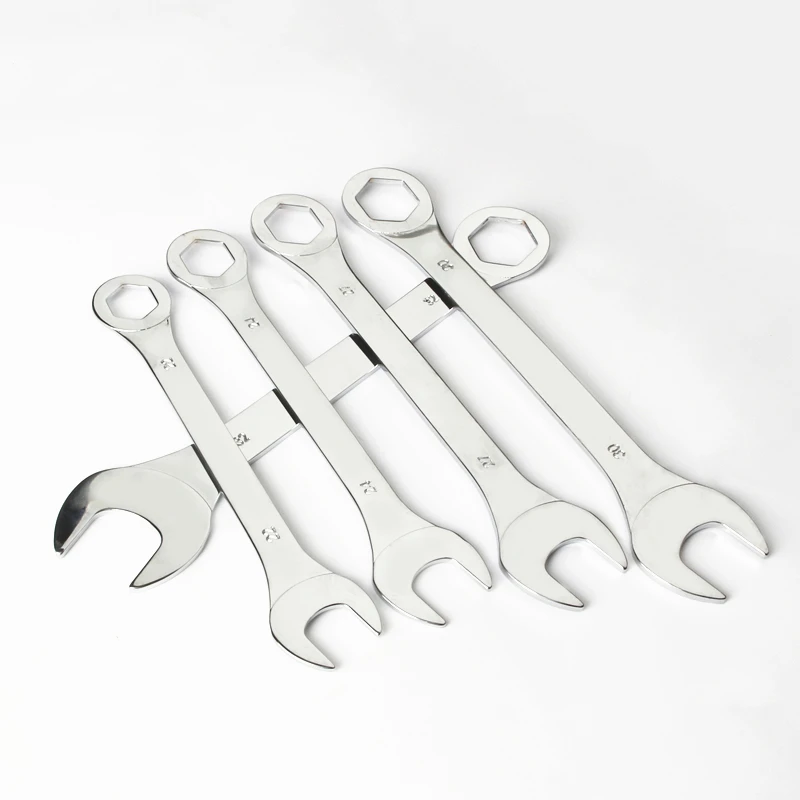 1PC thin combination spanner open-ended and ring wrench for car repair ...