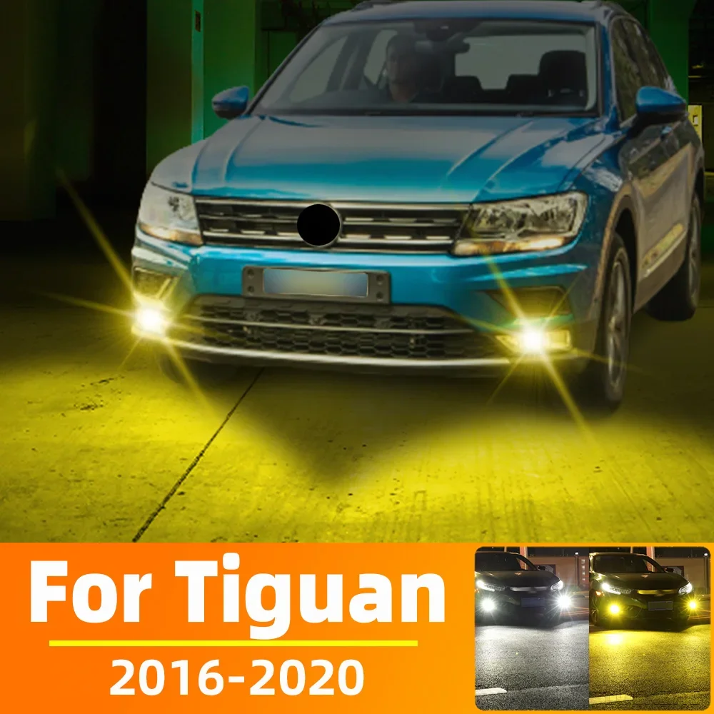 2pcs-LED-Fog-Light-For-VW-Volkswagen-Tiguan-Accessories-2016-2017-2018 ...