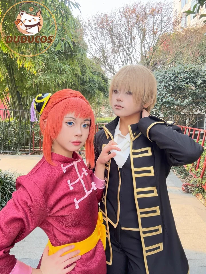 DUDUSR Gintama Anime Okita Sogo Hijikata Toushirou Kondou Isao Cosplay ...