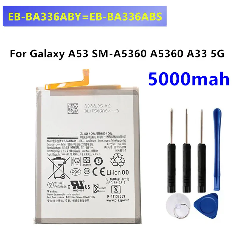 EB-BA336ABY-for-Samsung-Original-Battery-For-Galaxy-A53-SM-A5360-A5360 ...