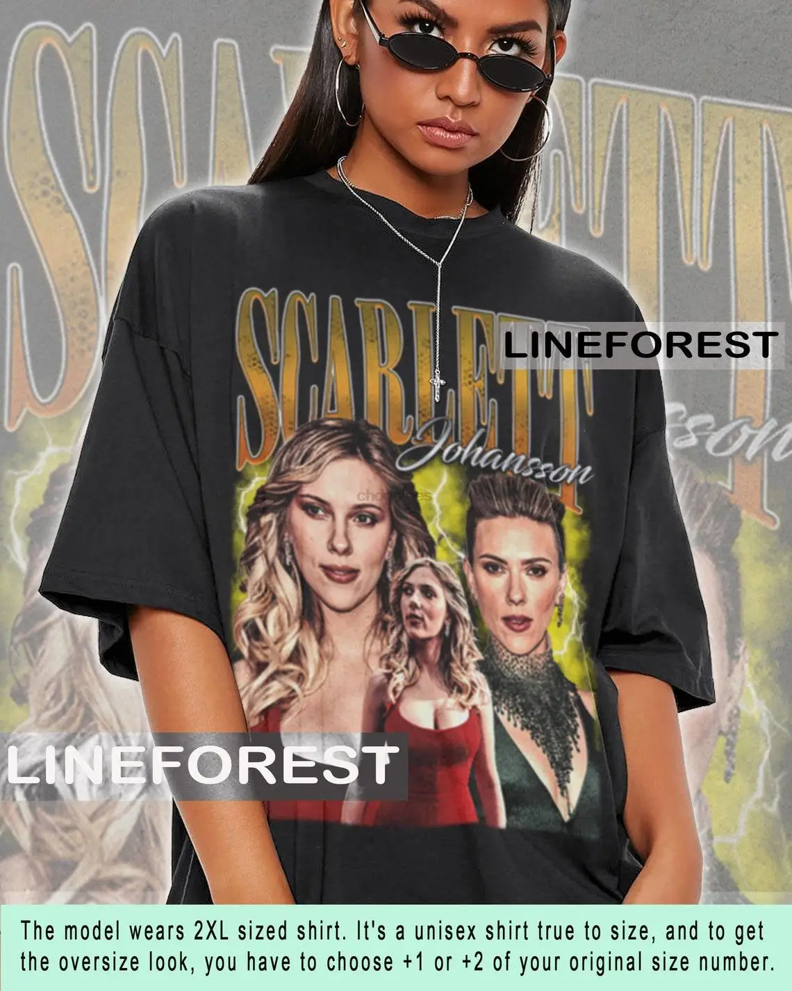 Limited-Scarlett-Johansson-Shirt-Actress-Television-Series-Vintage ...