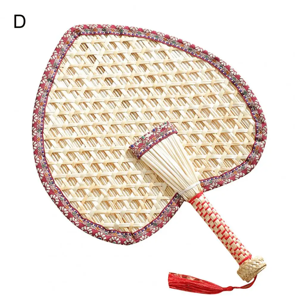 Straw-Fan-Portable-Solid-Construction-Basho-Fan-Tightly-Hemmed-Woven ...