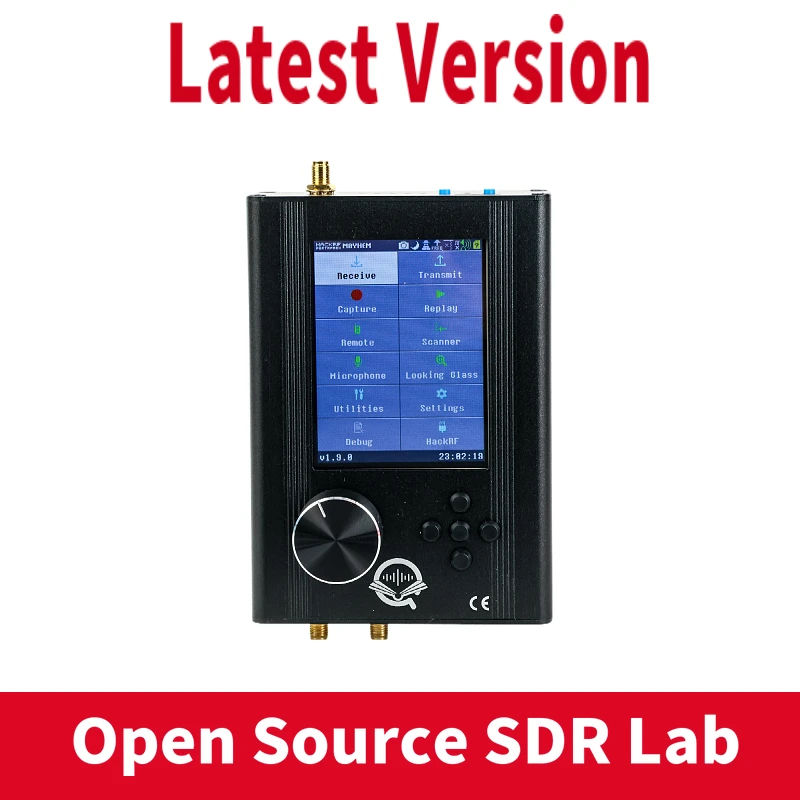 HackRF-Portapack-H2-HackRF-One-SDR-de-1MHz-a-6GHz-con-Firmware-Mayhem-2 ...