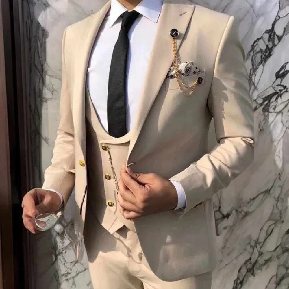 Ternos-personalizados-slim-fit-para-homens-smoking-de-noivo-estilo ...