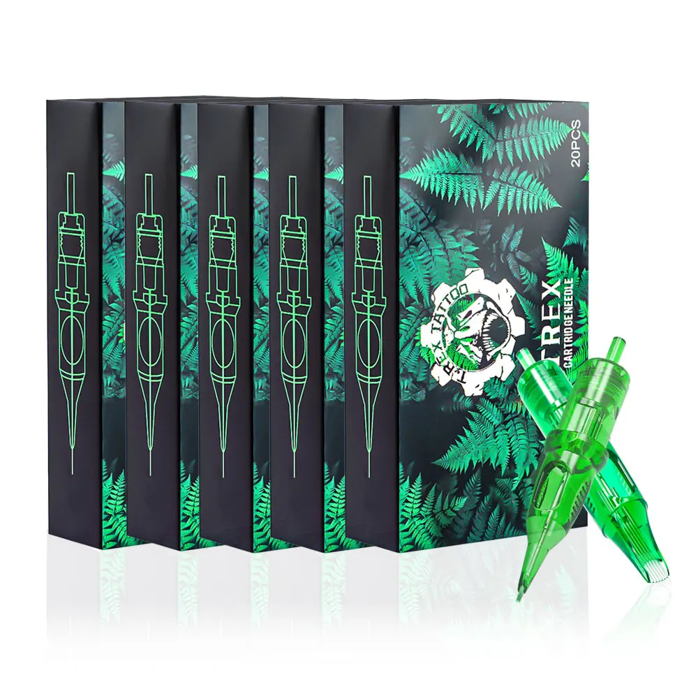 T-REX Tattoo Cartridge Needles 20pcs 14RL 3RL 13RM 5RM Disposable ...