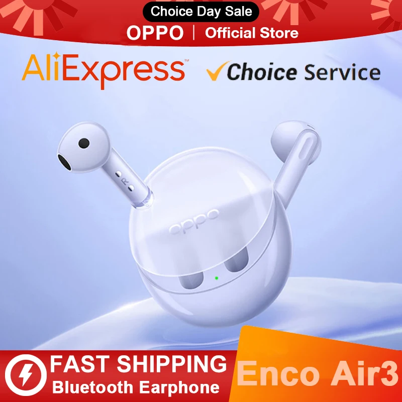 Oppo-Enco-Air3-Fone-de-Ouvido-Bluetooth-Sem-Fio-AI-Auscultadores-com ...