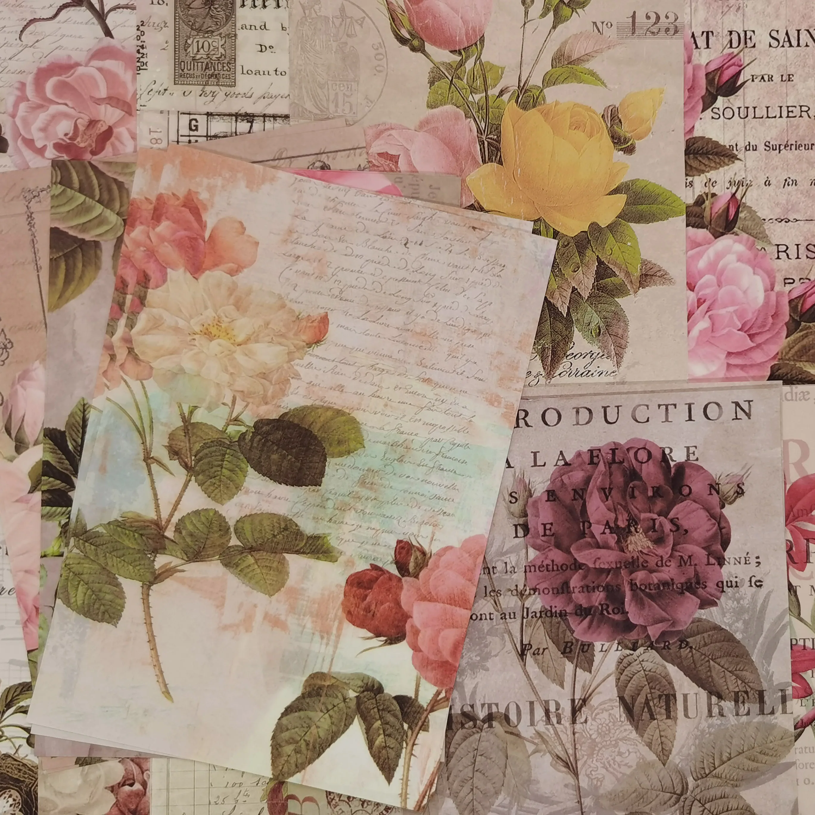 Vintage Flower Paper