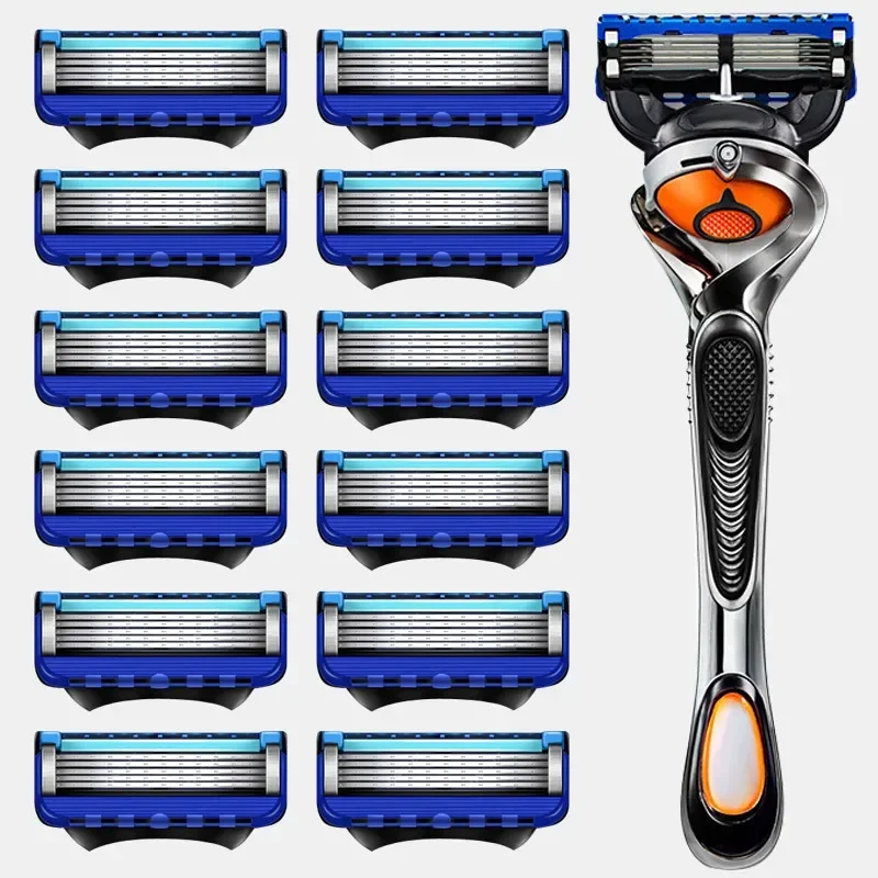New-5-Layer-Shaver-Head-Blade-Shaver-Manual-Shaver-Men-s-Beard-5-Speed ...