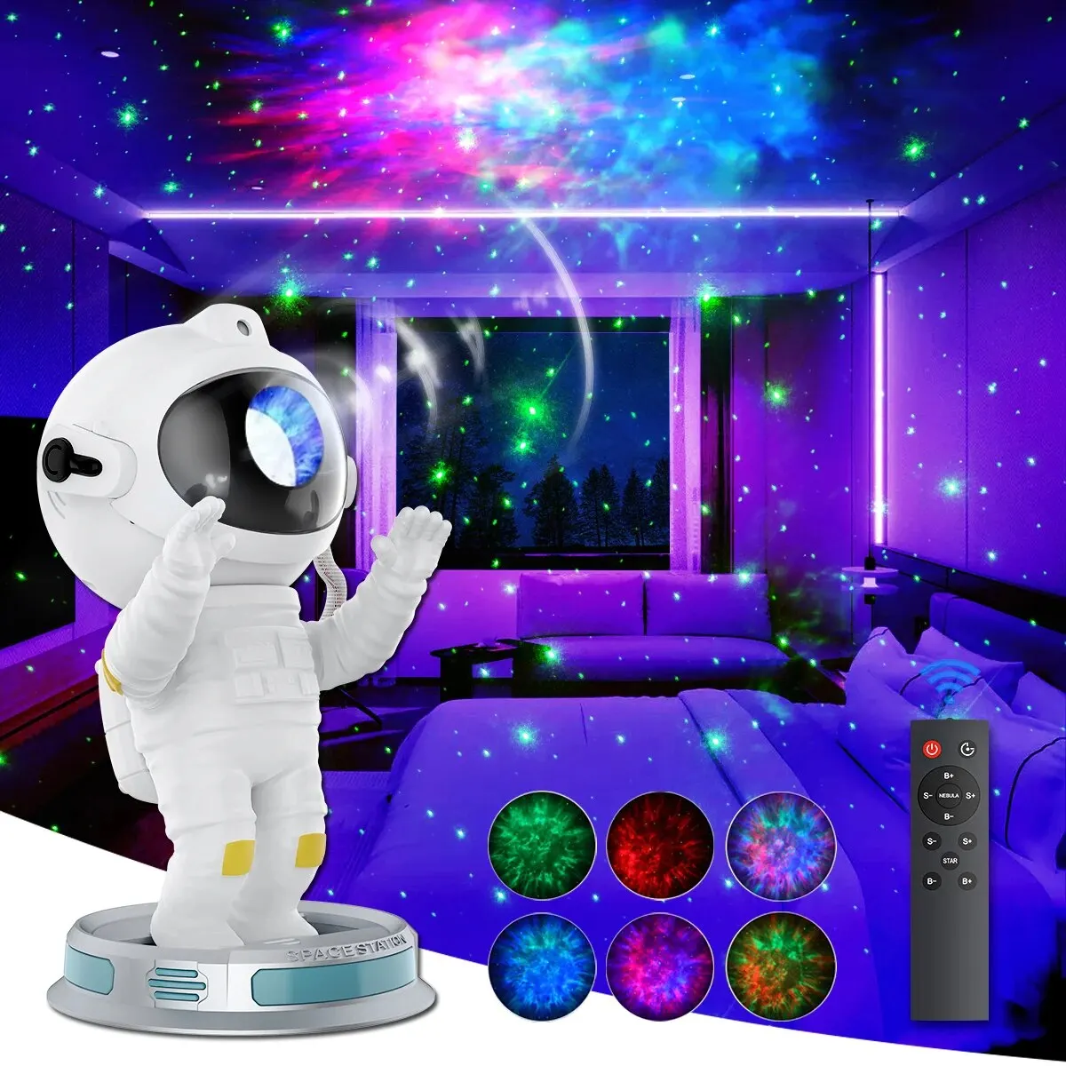 Astronaut-Galaxy-Star-Projector-Night-Light-for-Kids-with-Timer-and ...