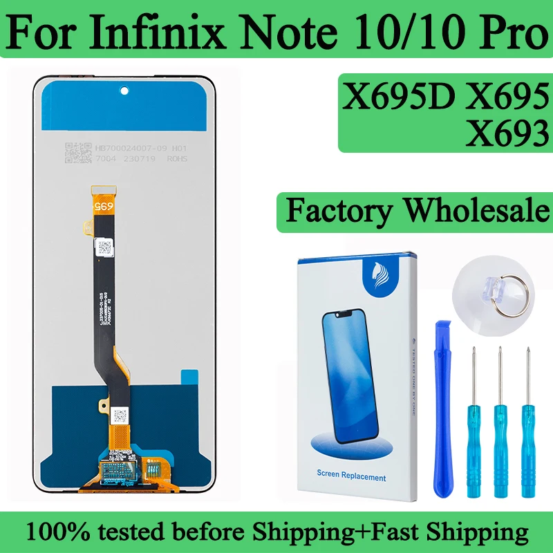 X693-X695-X695D-100-Tested-Premium-Lcd-For-Infinix-Note-10-Display ...