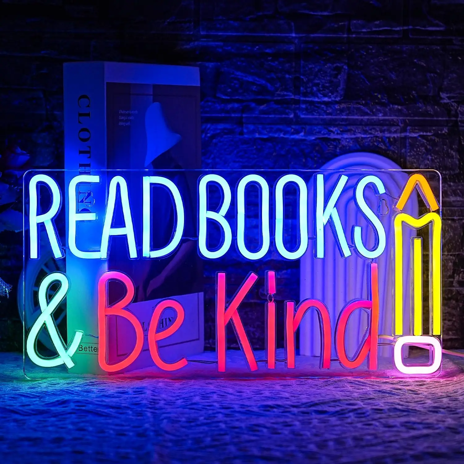 Read-Books-And-Be-Kind-Neon-Signs-LED-Neon-Light-Sign-Light-Up-Neon ...