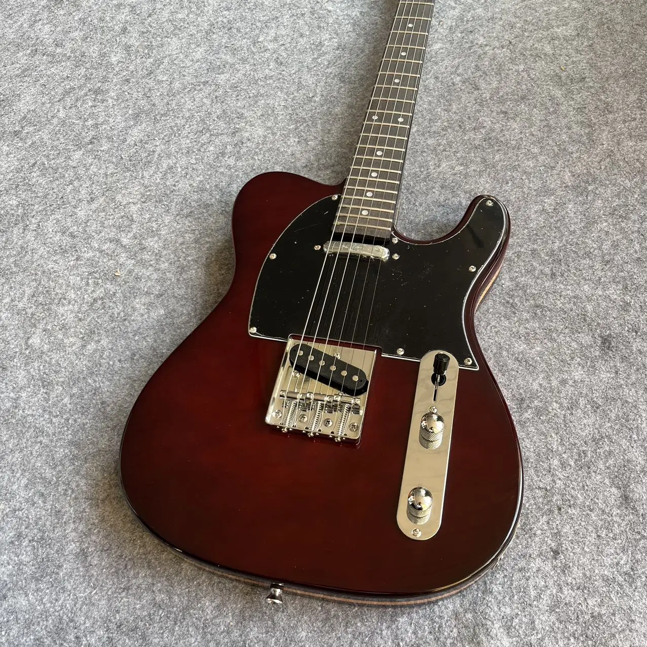Guitarra-Tele-El-trica-com-Corpo-Mogno-Rosewood-Fingerboard-Chrome ...