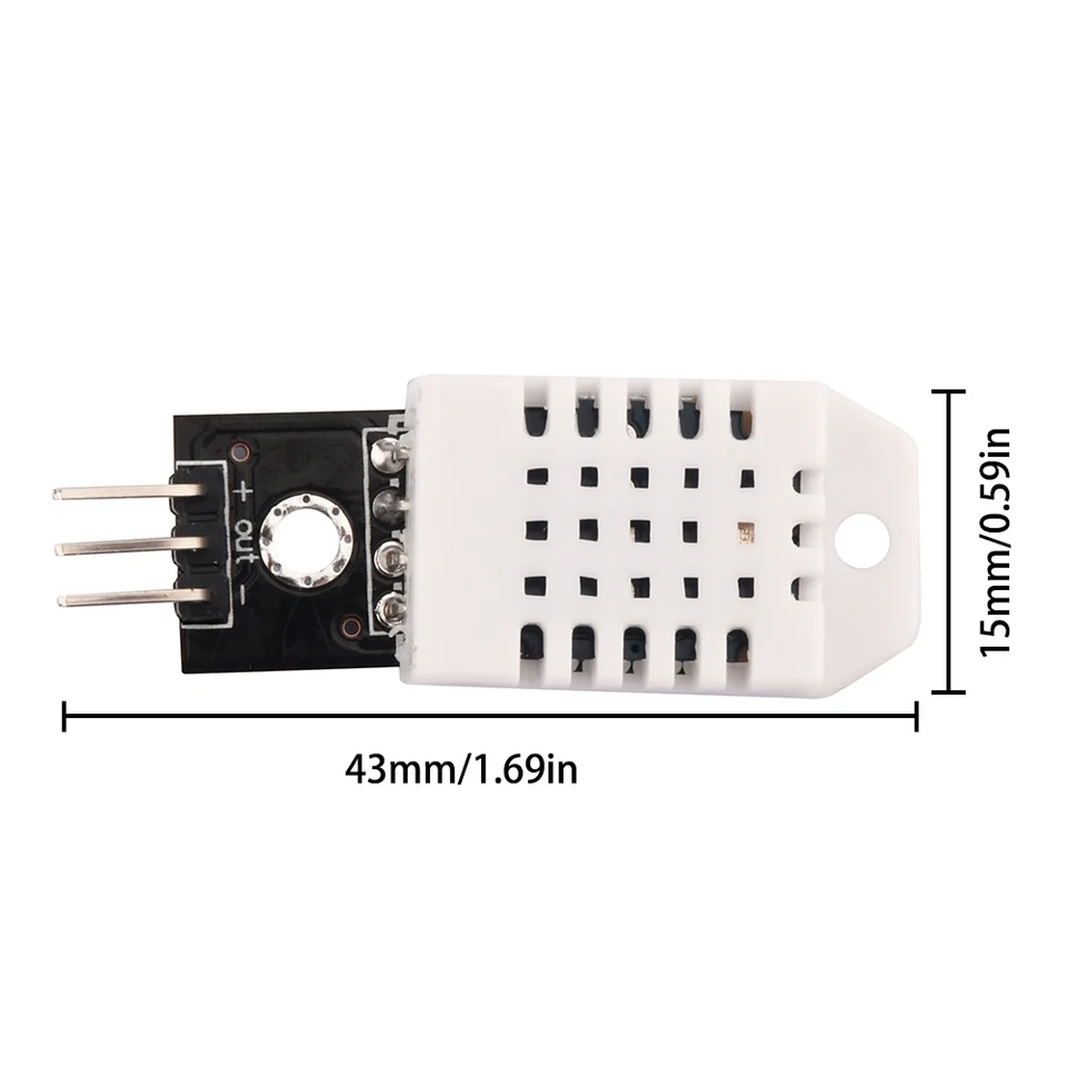 Arduino Heat Sensor DHT22 AM2302 Digital Temperature & Humidity Sensor ...