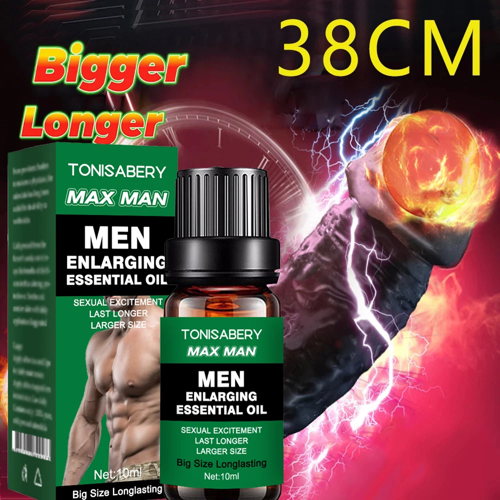10ml Penis Thickening Growth Massage Enlargement Oil Big Dick For Men Cock Erection Enhance ...
