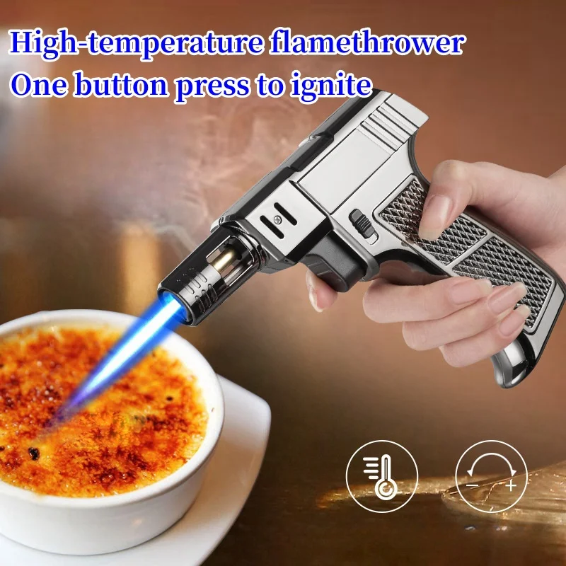 Metal-Windproof-Direct-flush-Gas-Flamethrower-Strong-Fire-Outdoor-BBQ ...
