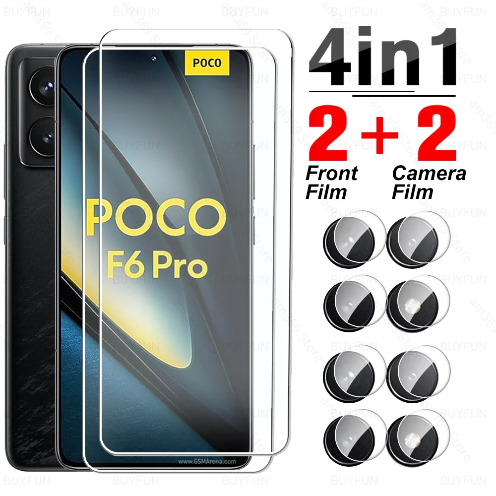 4-in-1-For-Xiaomi-Poco-F6-Pro-Glass-For-Poco-F6-Tempered-Glass-Screen ...