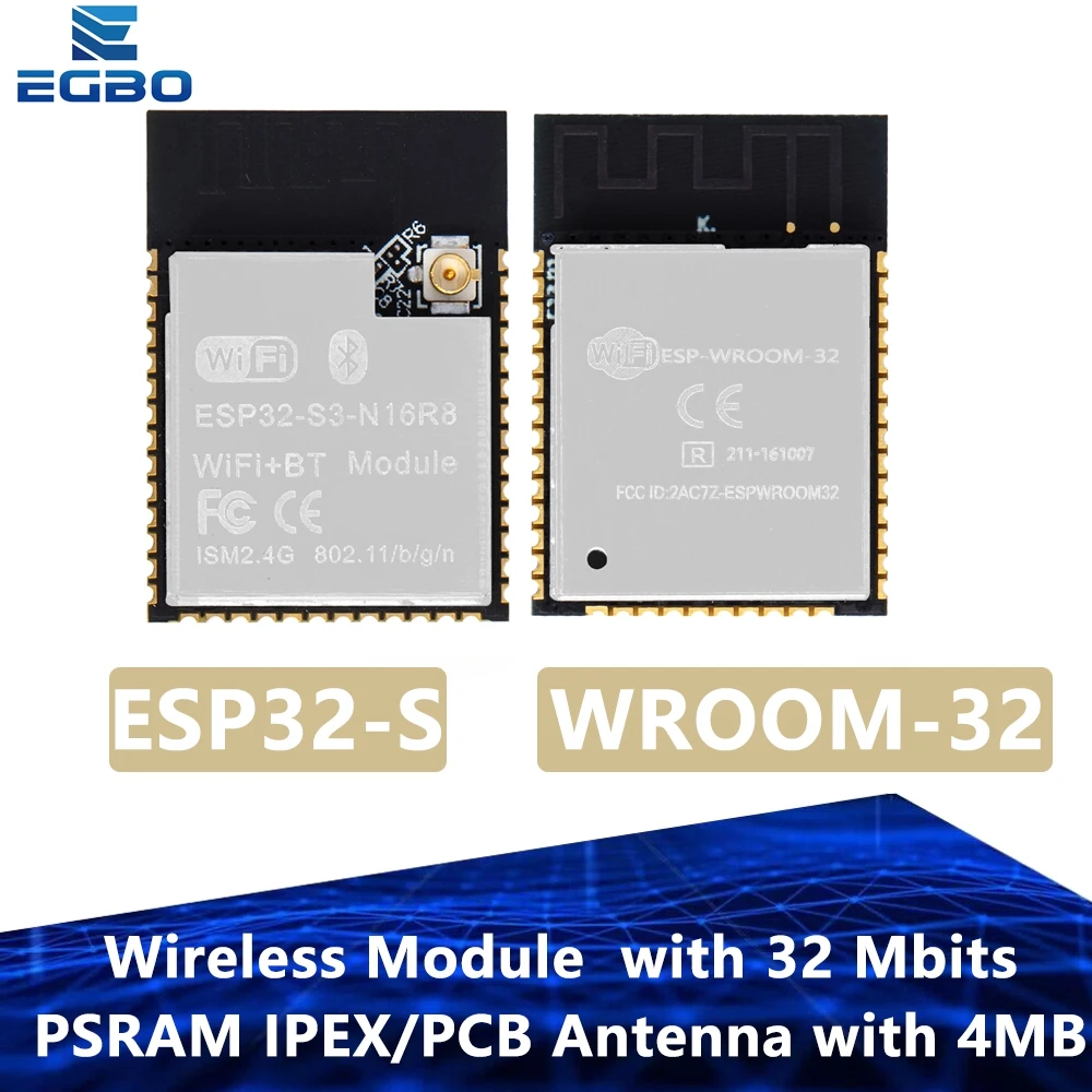 ESP32-ESP-32-Wireless-Module-ESP32-S-ESP-WROOM-32-ESP-32S-with-32-Mbits ...